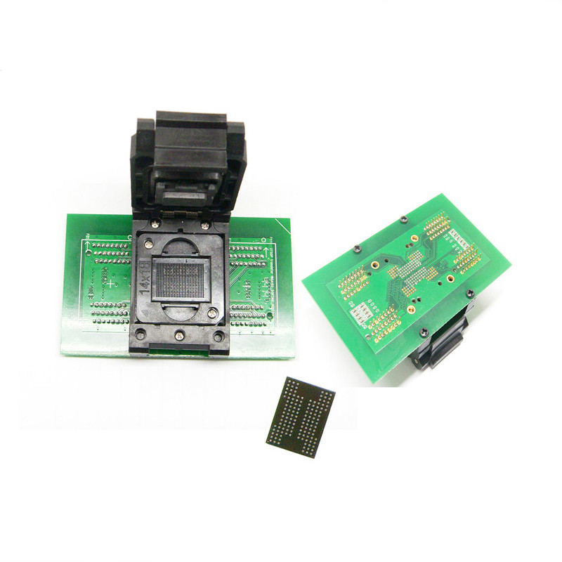 BGA152转DIP96翻盖测试座 BGA132芯片测试座单颗8CE闪存IC测试座_概述_性能_特点_规格_应用_生产厂家